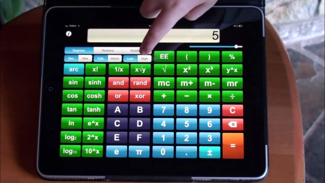 Talking Scientific Calculator - Tutorial - YouTube