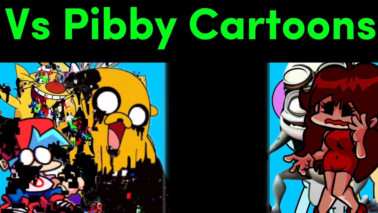 FNF Pibby Cartoons V2 DEMO FULL WEEK (Normal+No Commentary Come and ...
