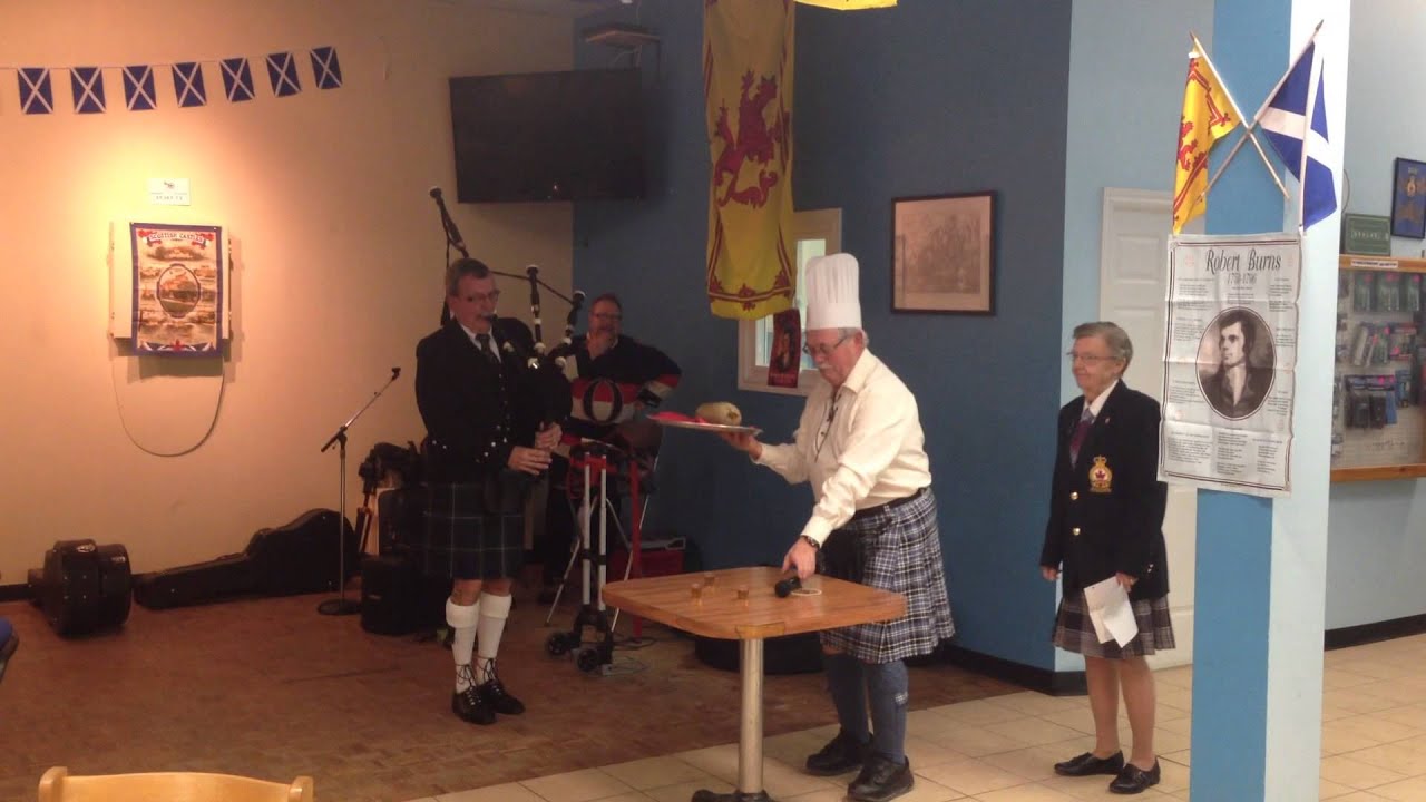 Piping in the Haggis @ Strathcona Legion, Robbie Burns Diner, Jan 2015 ...