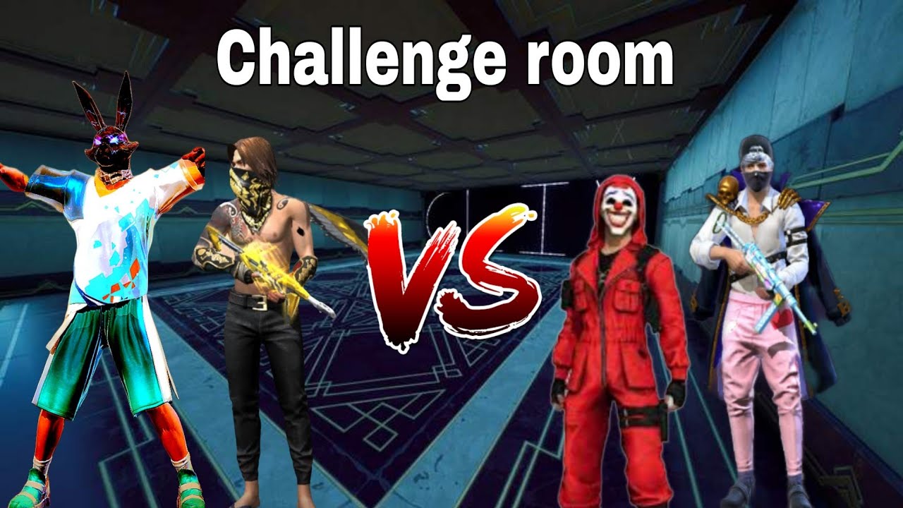2 vs 2 Room game play full challenge room in free fire #fps #teambe ...