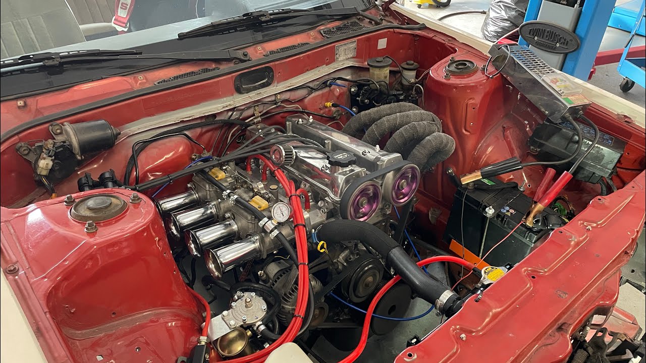 Toyota Carina ta60 4age swap drift car project is comming along a nice ...