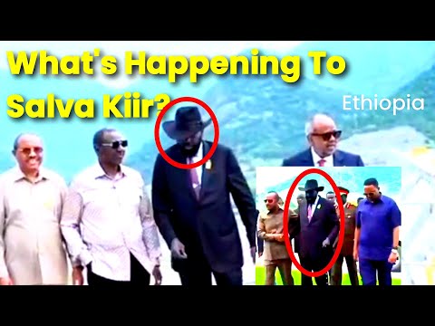 Salva Kiir struggles to walk in Ethiopia as Abiy Ahmed comes to his rescue