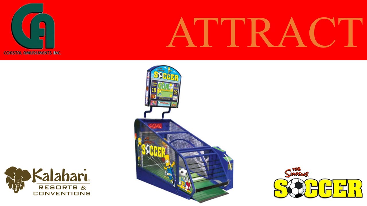 The Simpsons Soccer - Attract Mode - YouTube