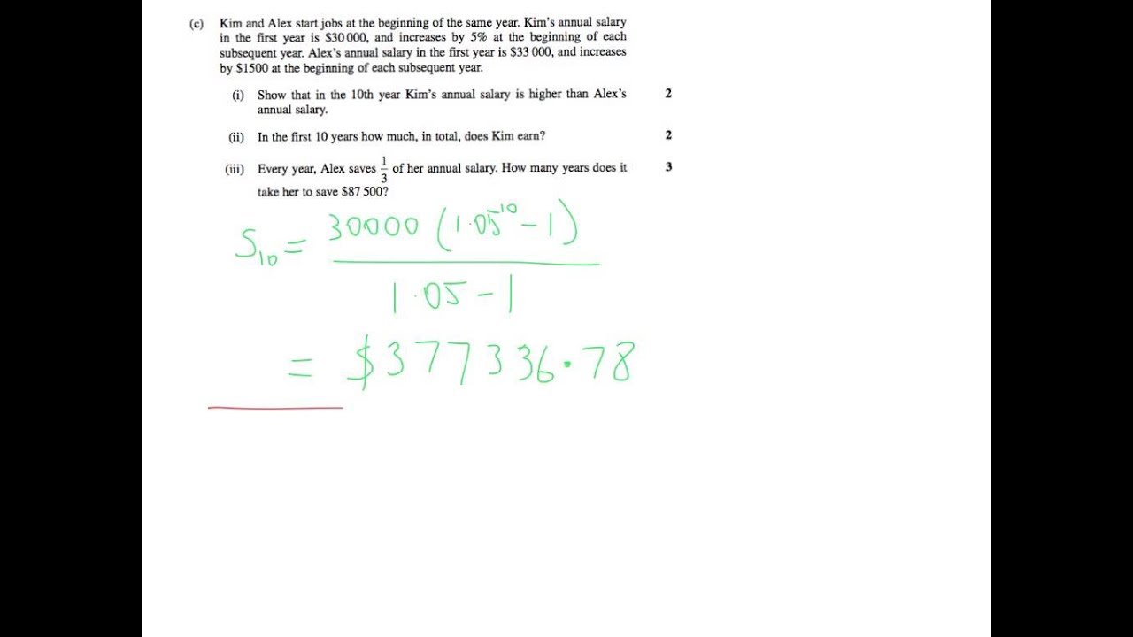 HSC Arithmetic Vs Geometric Series YouTube hsc-arithmetic-vs-geometric-series-youtube