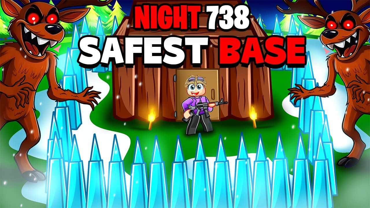 I Built a Secret Winter Outpost Base in 99 NIGHT IN THE FOREST! - YouTube