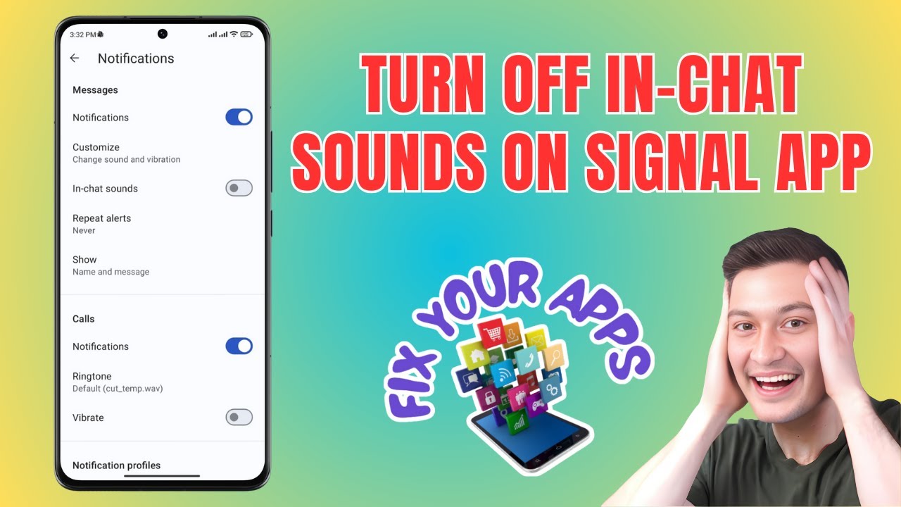 How to Turn Off In-Chat Sounds On the Signal App - YouTube