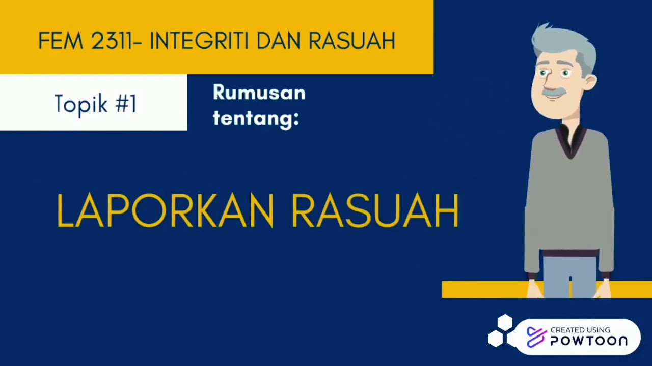 LAPORKAN RASUAH - YouTube