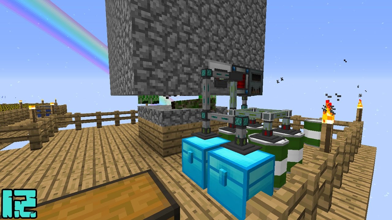 Minecraft:Mob Trap Automática-Sky Factory 2.5 12 ‹ Alone › - YouTube