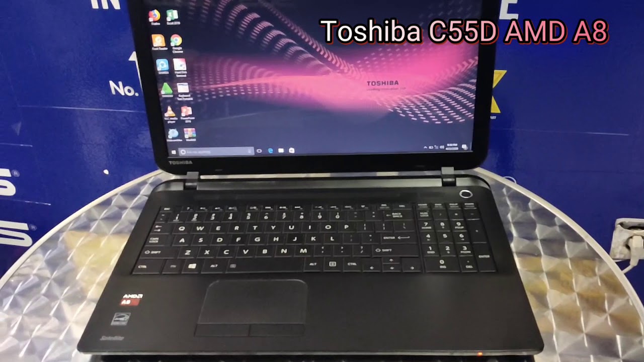 Review Laptop Toshiba C55D AMD A8 - YouTube