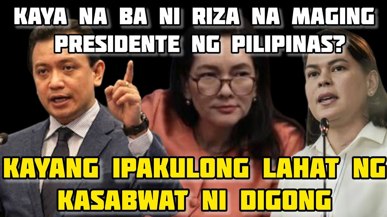 RIZA HONTIVEROS NEXT PRESIDENT? - TRILLANES - YouTube