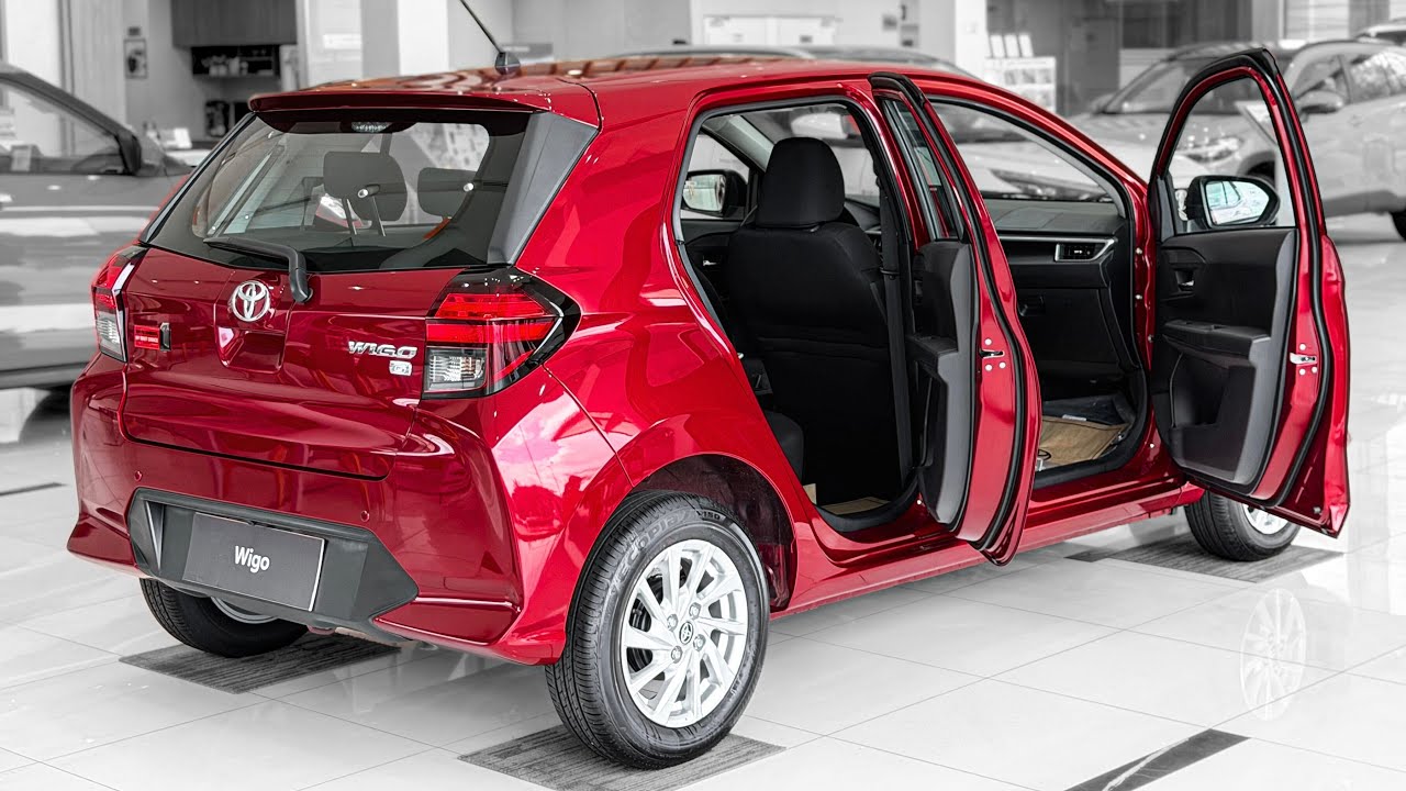 New Toyota WIGO ( 2025 ) - 1.0L Hatchback | Red Mica Metallic Color ...
