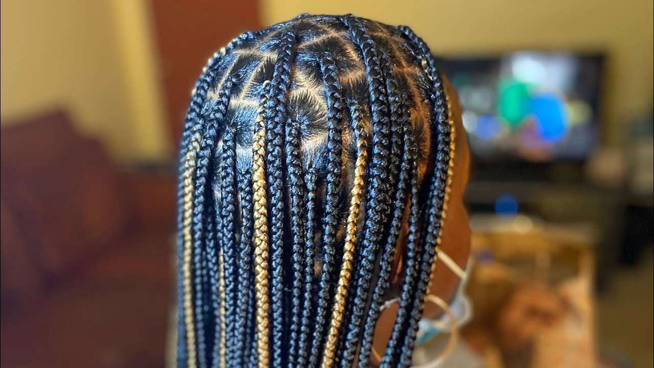 Knotless Box Braids - YouTube
