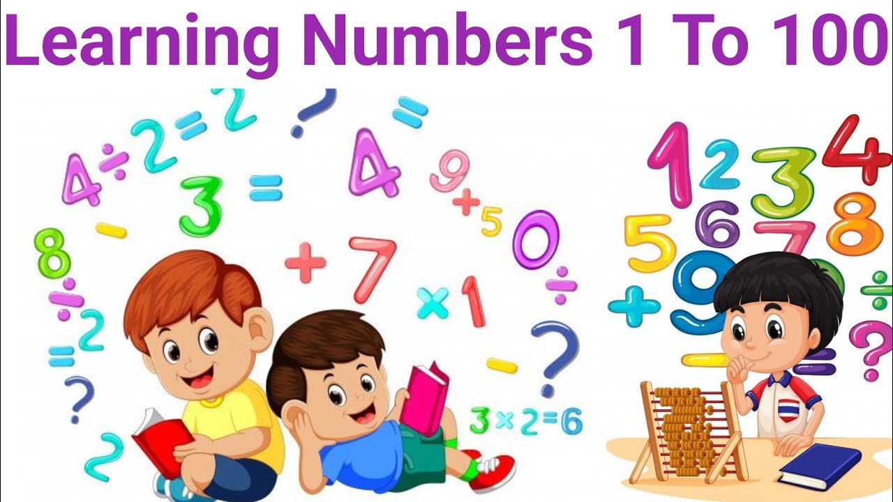 1To 100 Numbers Read And Learn I Learning Numbers 1 To 100 I Read Write ...