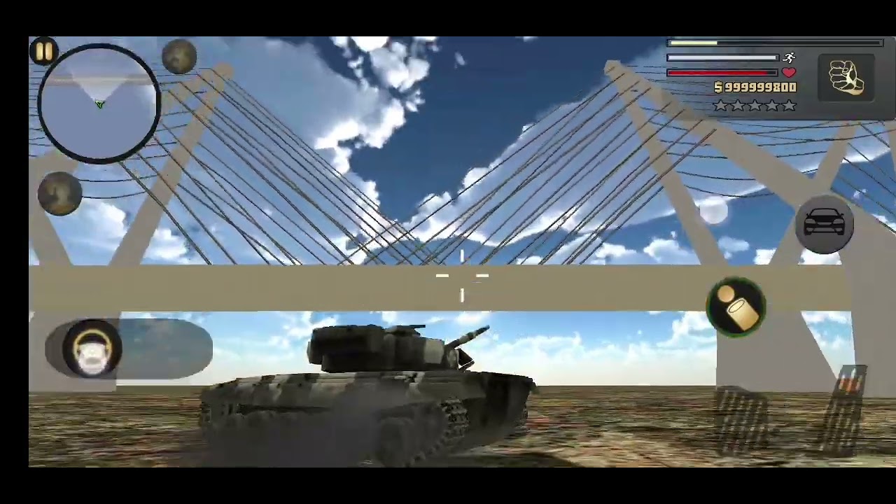 vegas crime simulator tank driving old version (part 11) #aboneol # ...