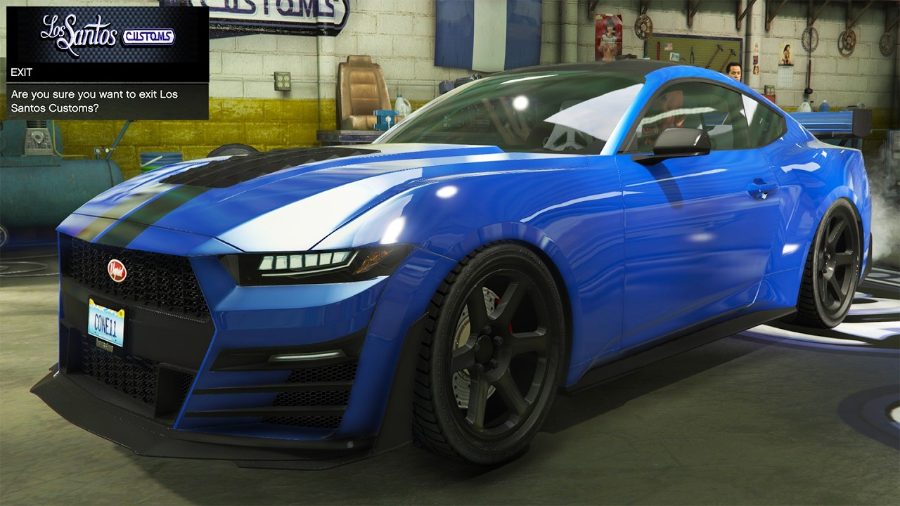 Vapid Dominator GTR (Ford Mustang Dark Horse) - GTA 5 Online DLC ...