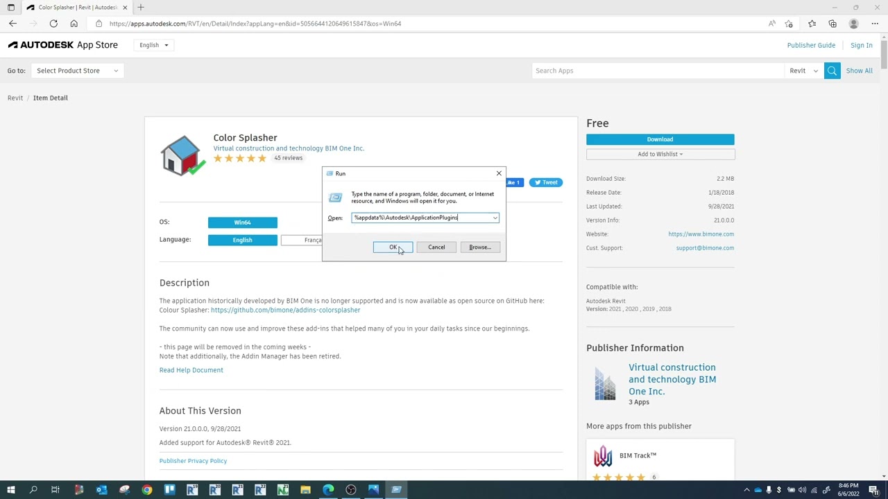 Install Color Splasher Add-in for Revit 2022 - YouTube