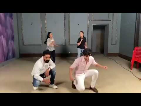 Rrahul sudhir and Helly Shah dance practing video