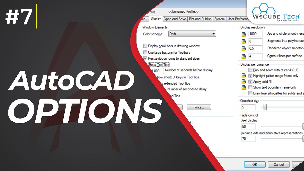 How Open Options Work in AutoCAD | AutoCAD Tutorial for Beginners - YouTube