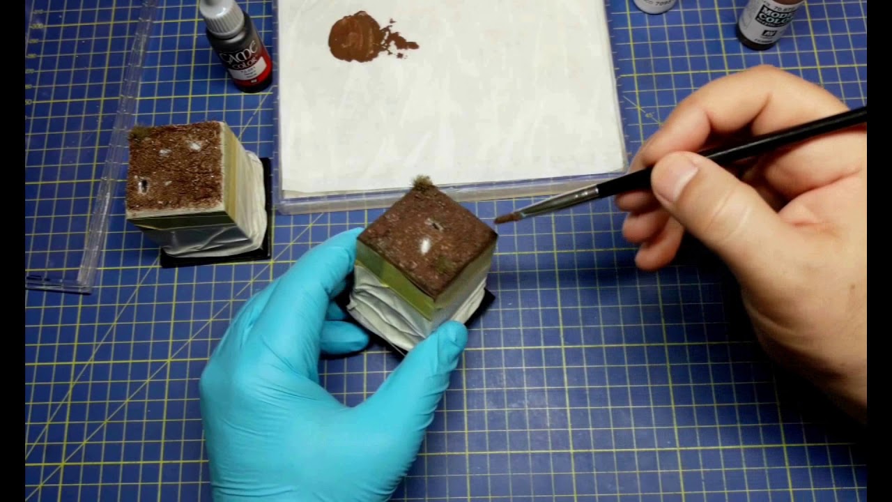 PAINTING FIGURE BASES PART 1 - YouTube