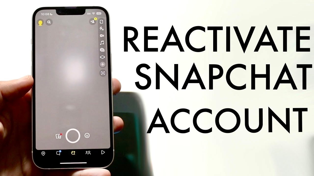 How To Reactivate Snapchat Account! - YouTube