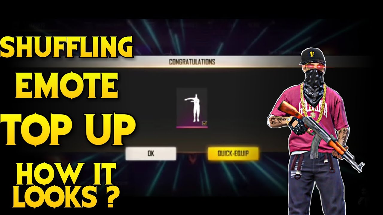 FREE FIRE TOP UP EVENT | SHUFFLING EMOTE TOP UP EVENT | NEW FREE FIRE ...