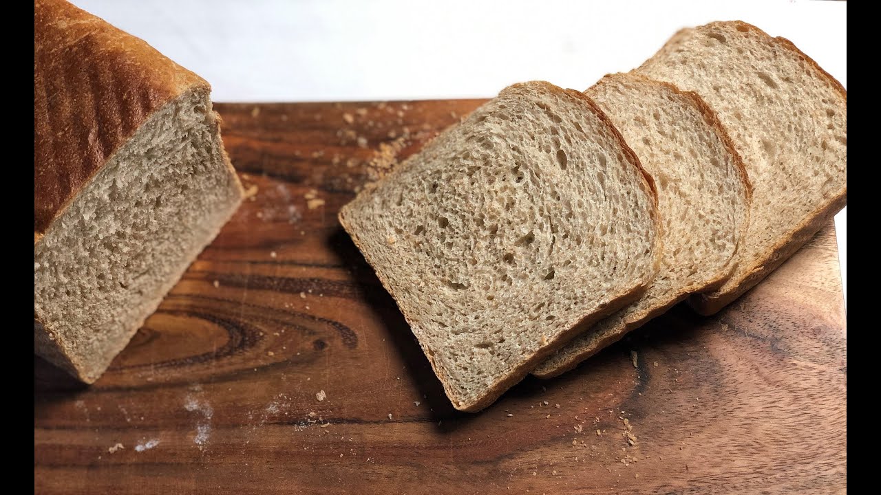 Paine toast cu faina integrala/Wholemeal toast bread - YouTube
