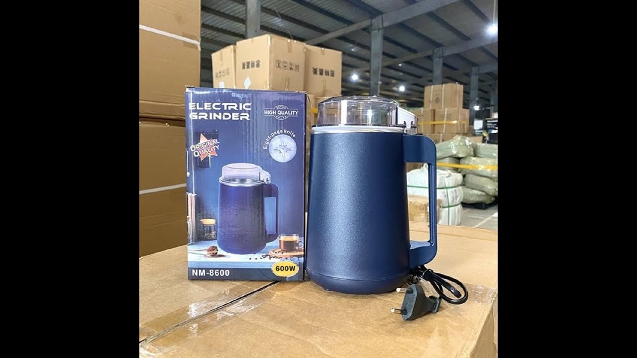 Mini Electric Blender Coffee Beans Chopper Superfine Powder - YouTube