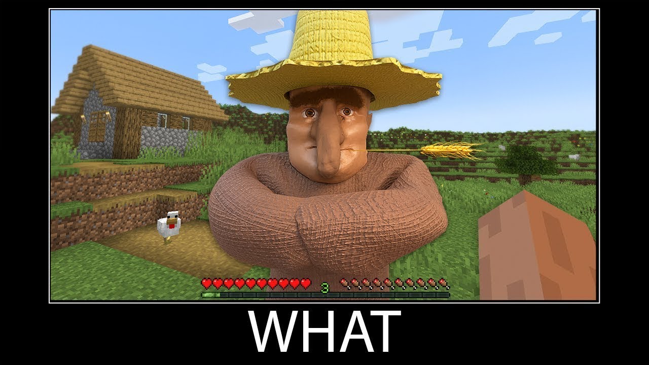 Minecraft Villagers got the ICK #Minecraft #gaming #funny - YouTube