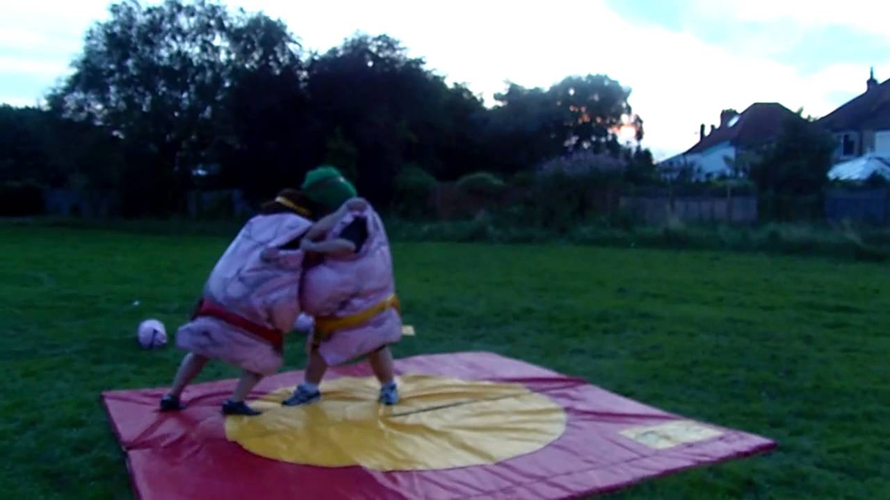 Thrudball 2012 Sumo Suit Challenge 11 - YouTube