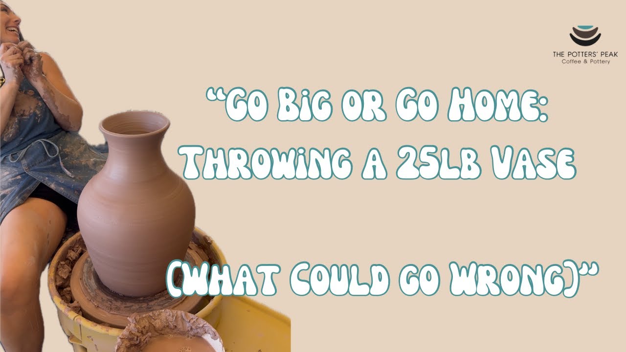 Mastering the Monster: Throwing a 25lb Pot on the Wheel - YouTube
