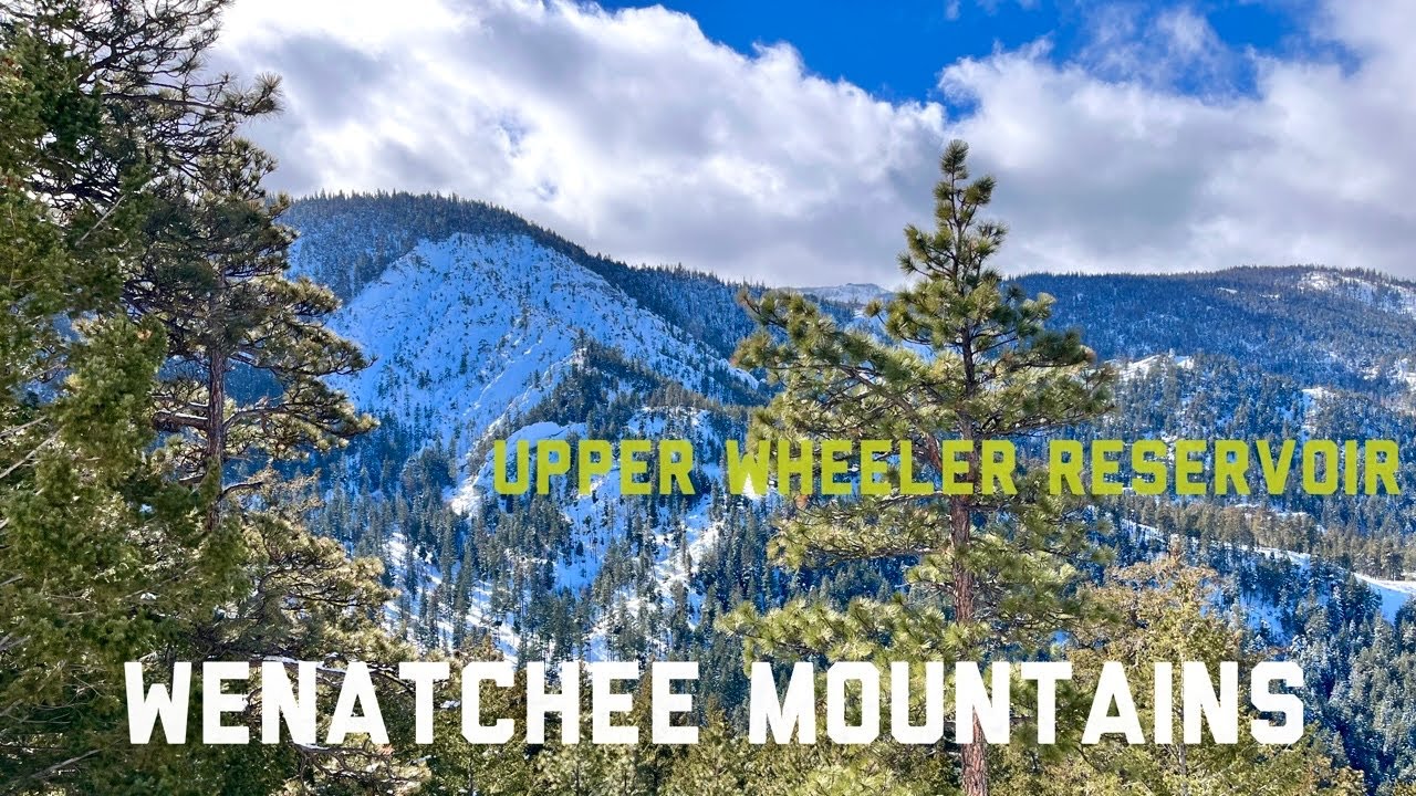 Wenatchee Mountains Backcountry Skiing - Upper Wheeler Reservoir - YouTube