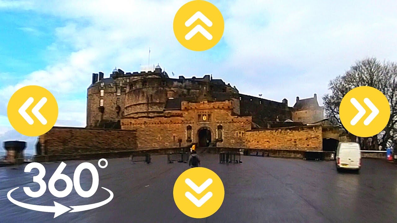 EDINBURGH CASTLE | Instia 360 Video | virtual look around 2023 - YouTube