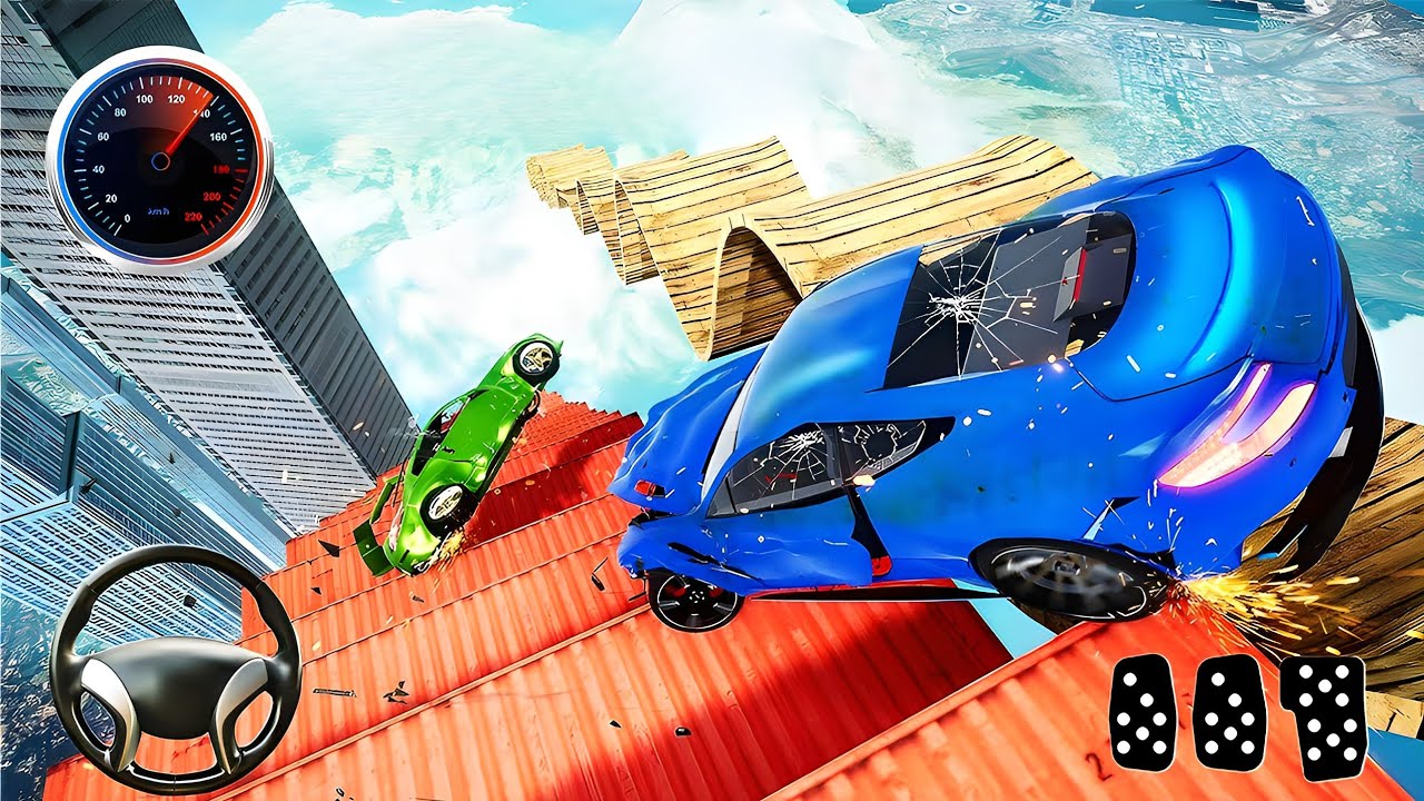 Car Crash Race Compilation Simulator 3D- Real Extreme Beam Racing Derby ...