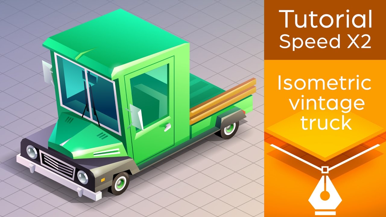 Isometric Vintage Truck - YouTube