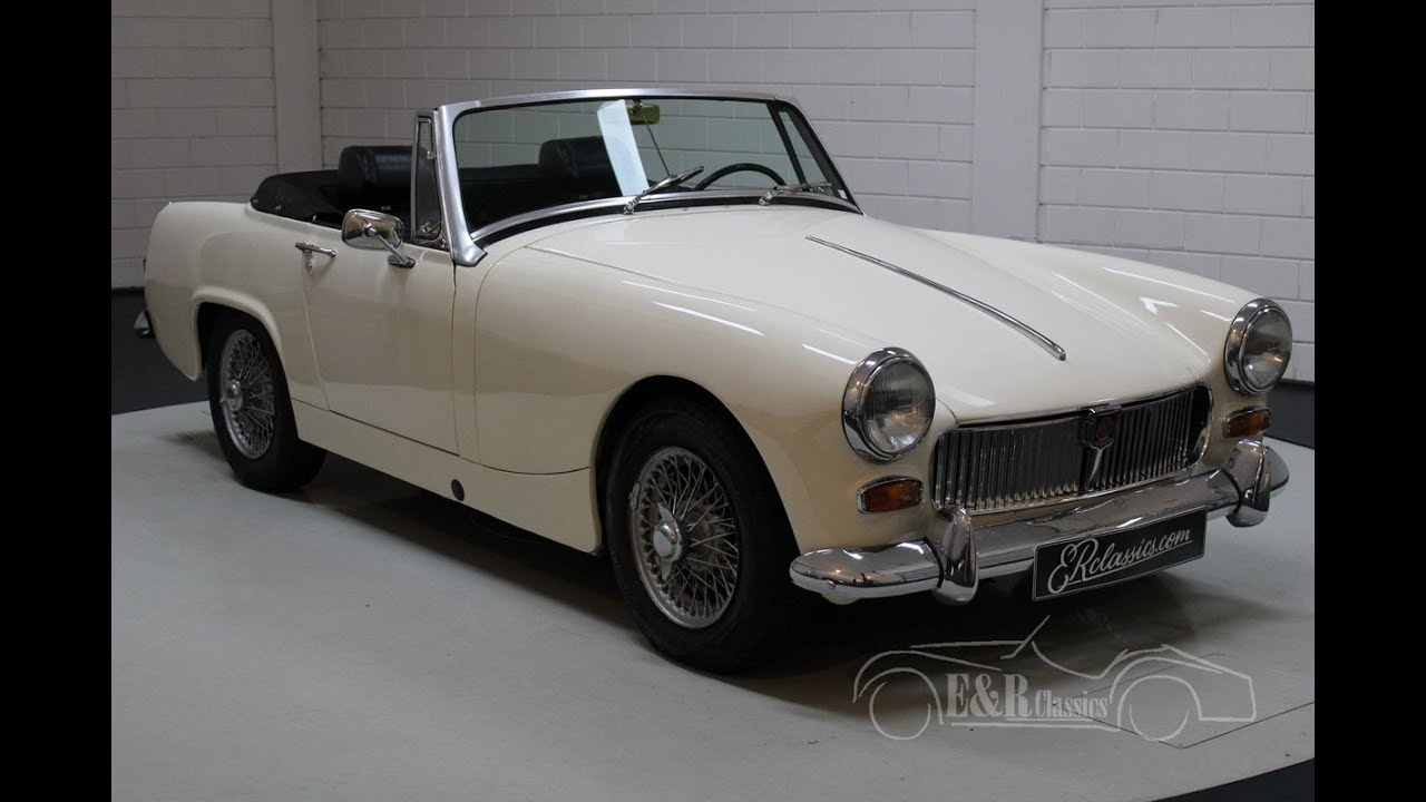 MG Midget MKIII wire wheels, steel dashboard 1968-VIDEO- www.ERclassics ...