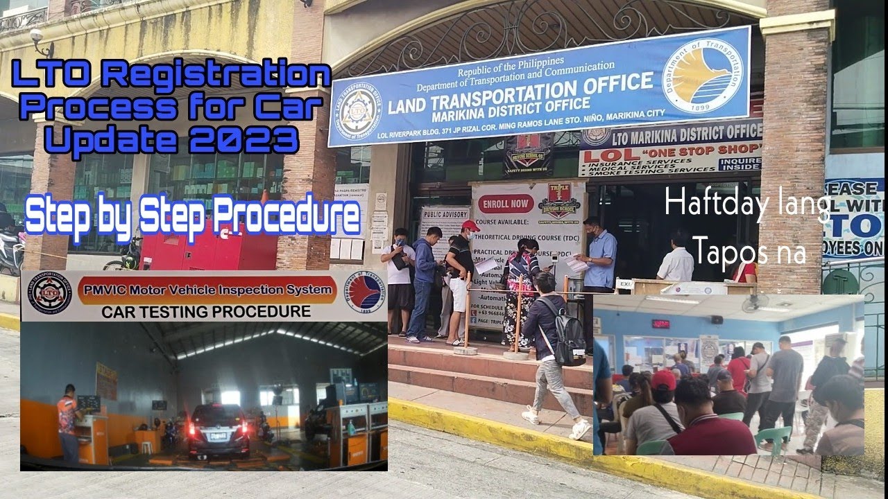 LTO Registration Process for Car 4wheels *Step by Step procedure ...