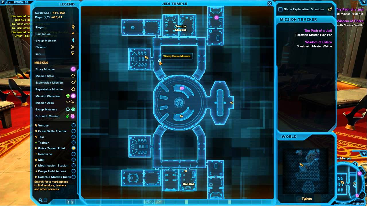 Star Wars The Old Republic Access Republic Side. Tython Planet Story ...