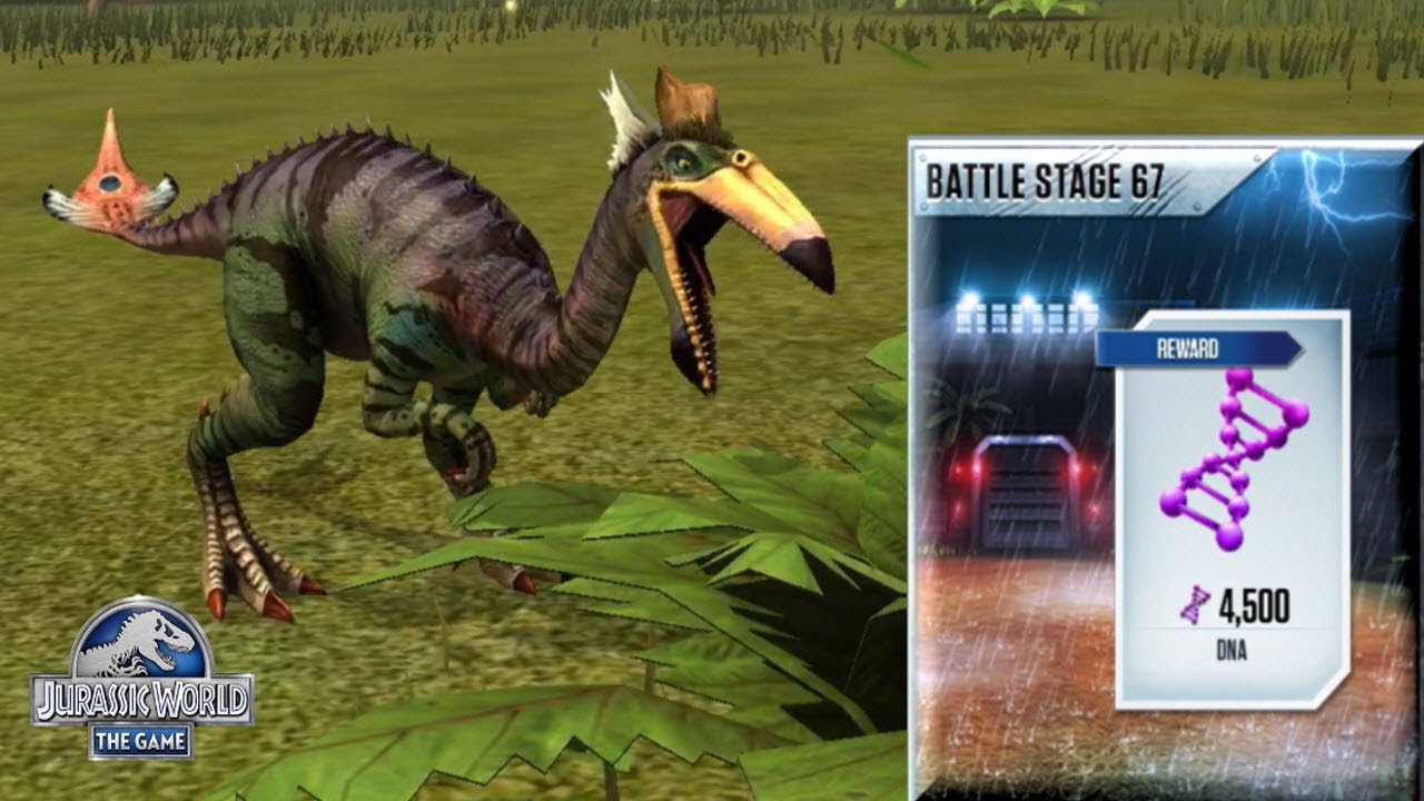 JURASSIC WORD THE GAME - BATTLE STAGE 67 AND LEVEL 20 HYBRID ...
