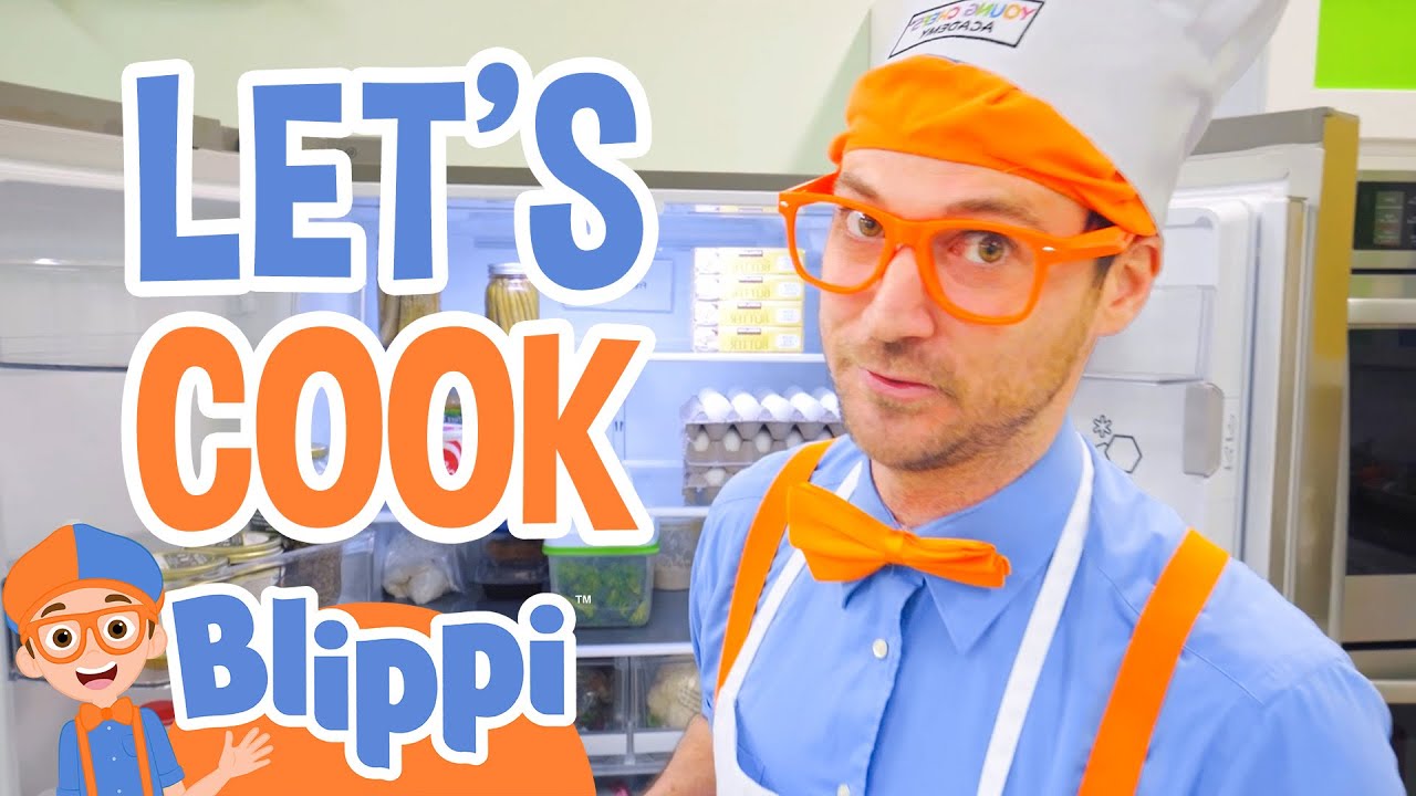 Learn to Cook Yummy Veggie Treats With Blippi! | Blippi - Educational ...