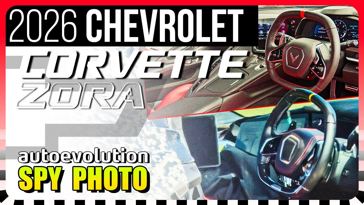 2026 Chevrolet Corvette Zora // New spy photos reveal triple-screen ...