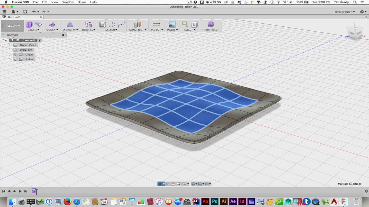 Square Plate - Plane Construction - YouTube