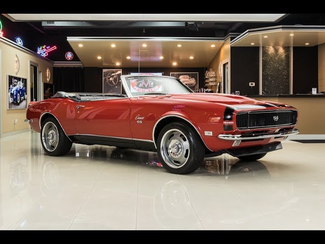 Red 68 Camaro Convertible