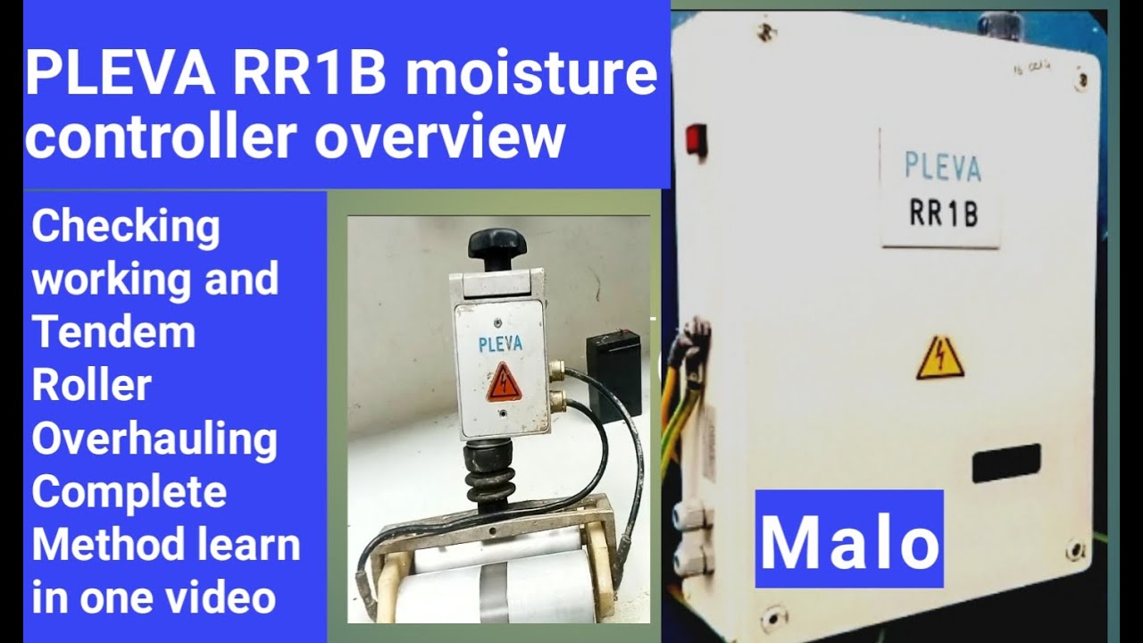 PLEVA RR1B V 7.2 and 7.3 working, checking overview and tandem roller ...