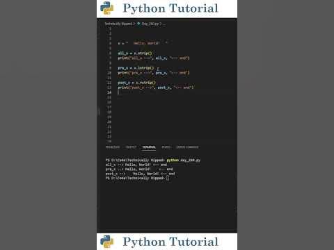 Cleaning Strings / Text In Python | Python Tutorial - YouTube