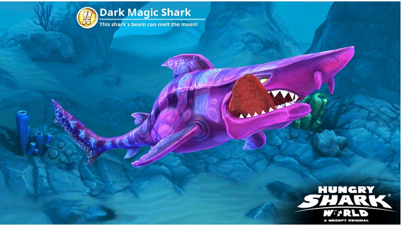 Dark Magic Shark this shark's beam can melt the moon! - YouTube