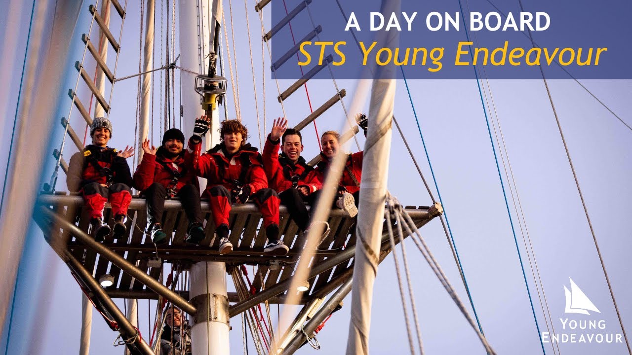 Behind-the-sails of a youth development voyage in Navy's tall ship, STS Young Endeavour - YouTube