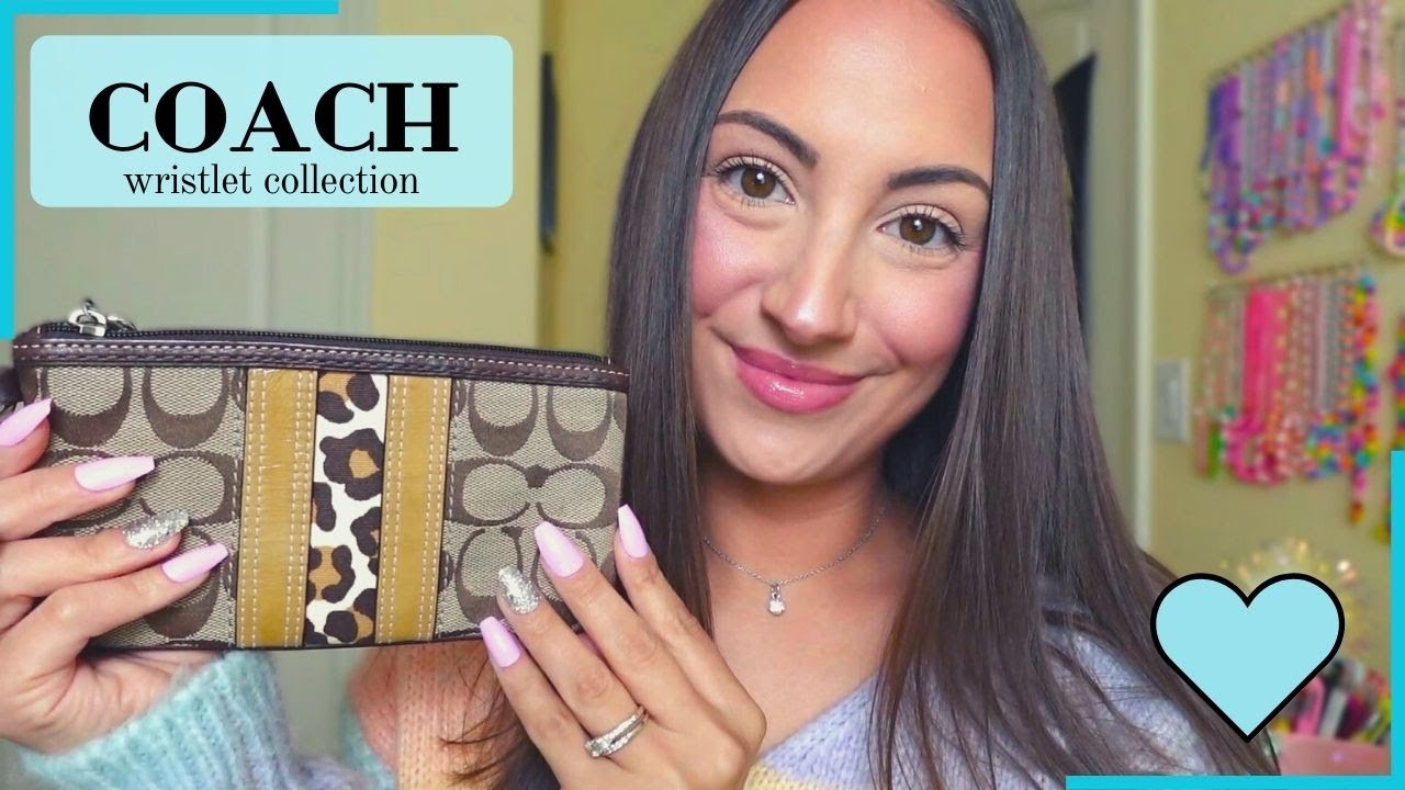 ASMR My Coach Wristlet Collection! 🩵 (y2k → now) - YouTube