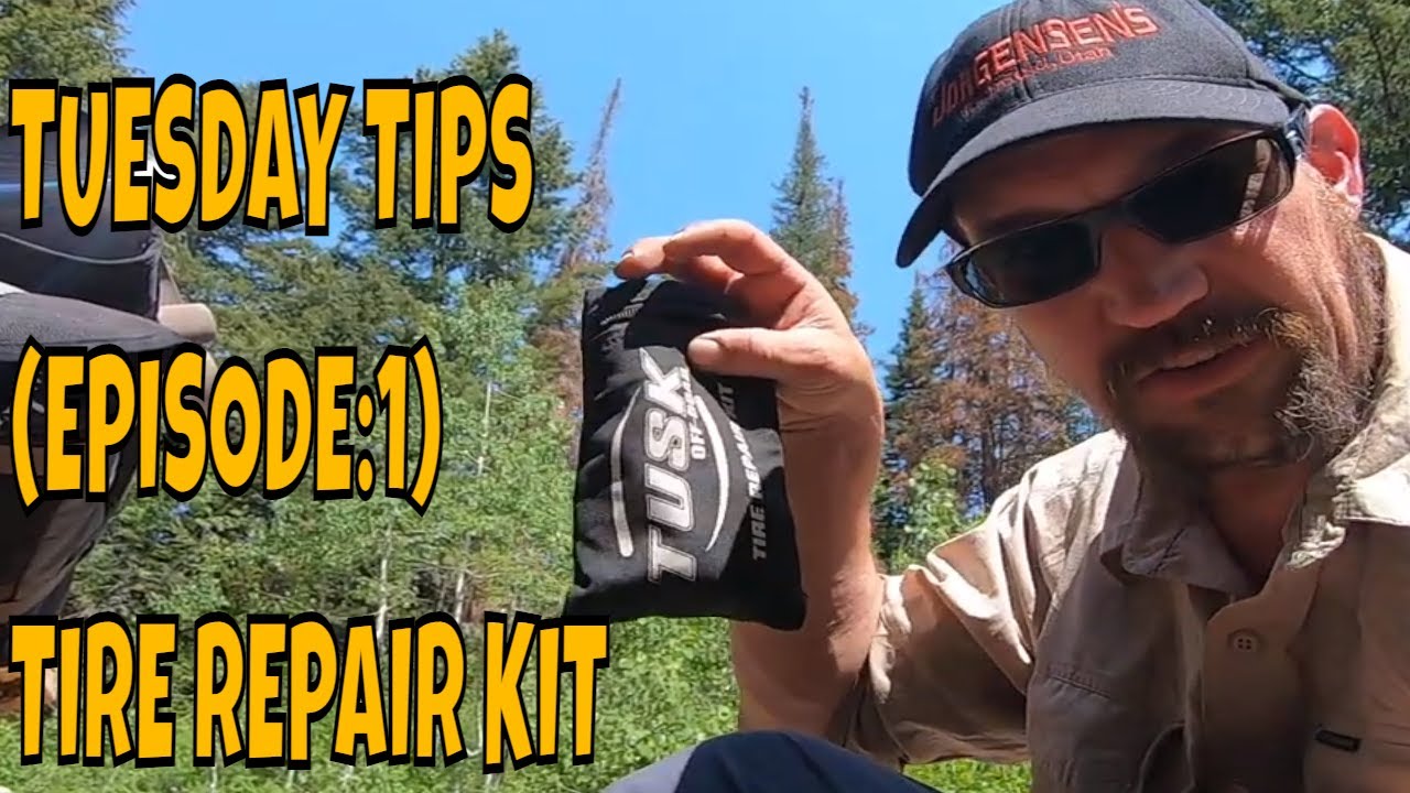 DUAL SPORT MOTORCYCLE TUESDAY TIPS: TUSK TRAIL TIRE REPAIR KIT-(EPISODE ...