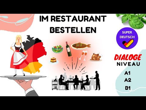 Im Restaurant bestellen | Dialoge A1 A2 B1| Deutsch lernen