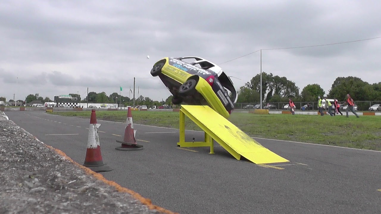 ramp rollover coolronan raceway 2019 - YouTube